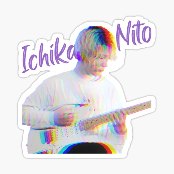 "Ichika Nito Guitar " Sticker for Sale by POTRShops | Redbubble