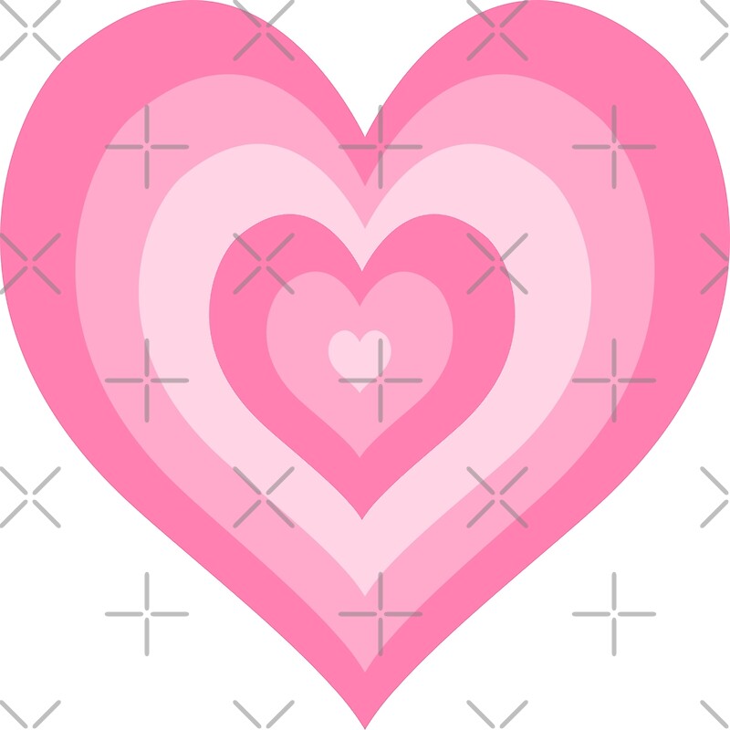 "pastel pink monochrome heart" by y2krevival | Redbubble