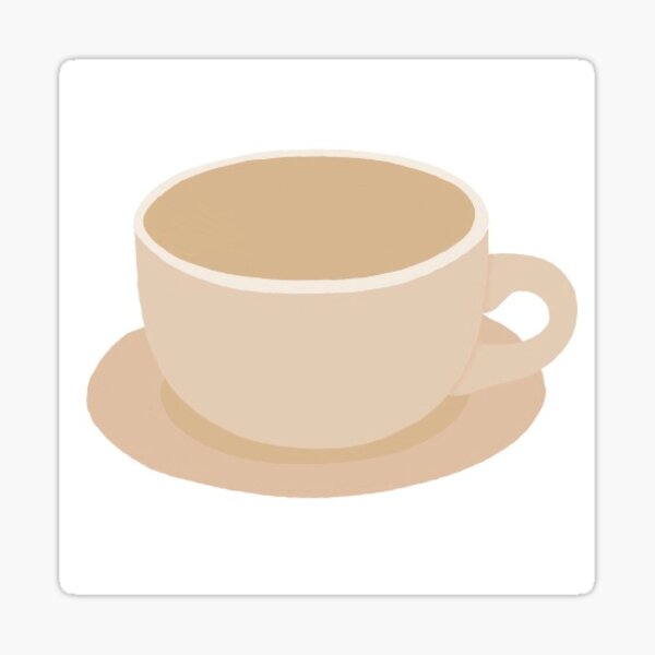 "Empty Teacup" Sticker by turm3ric | Redbubble