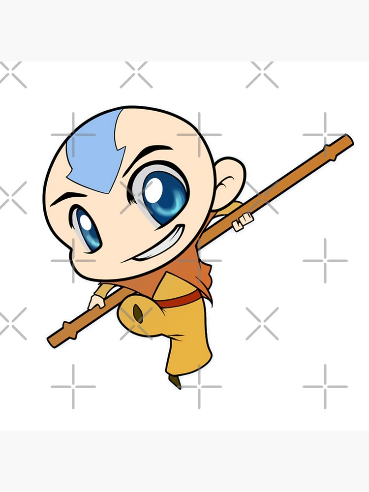 "Aang From Avatar the Last Airbender" Art Print for Sale by OkashaMalik ...