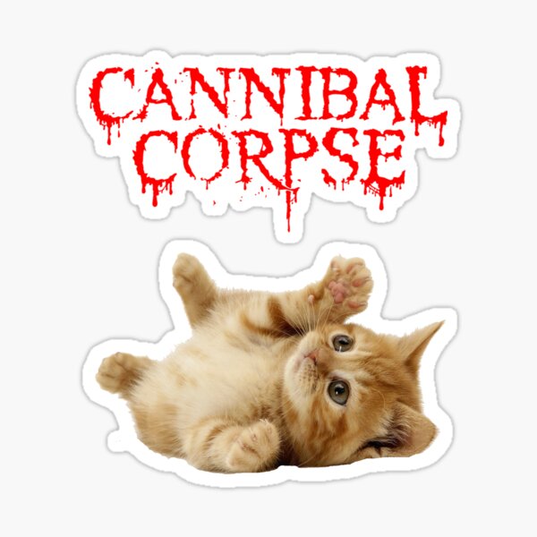 "cannibal corpse" Sticker for Sale by antichrist666 | Redbubble