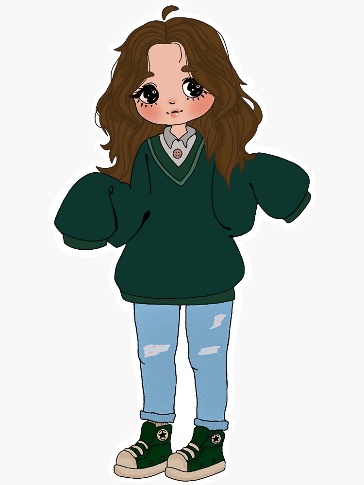 "Smart girl aesthetic " Sticker by moirabuck | Redbubble