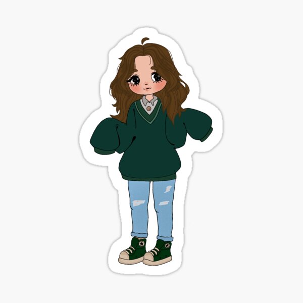 "Smart girl aesthetic " Sticker by moirabuck | Redbubble