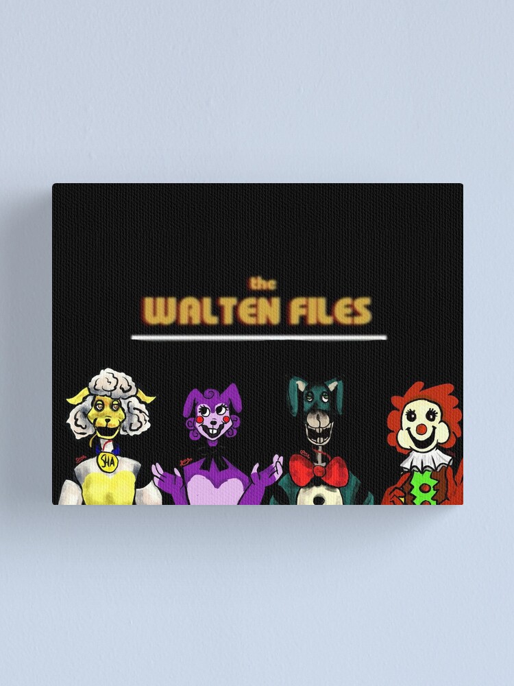 "The Walten Files" Canvas Print for Sale by DinoC0reArt | Redbubble