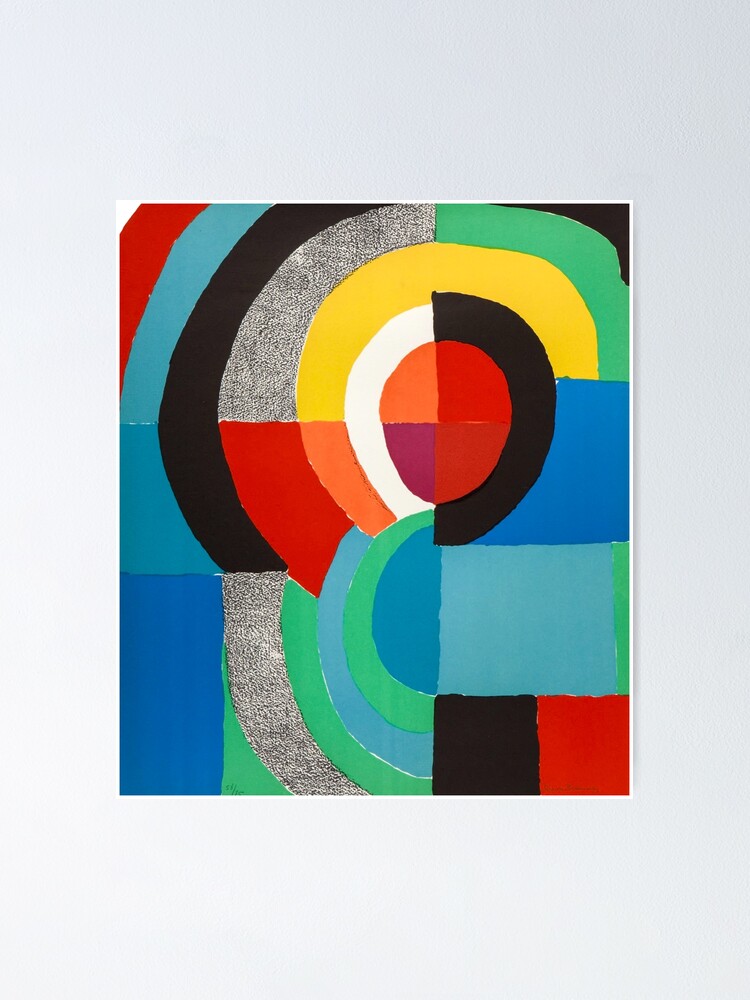 "Sonia Delaunay | Color Rhythm | " Poster for Sale by ArtShapeShift ...