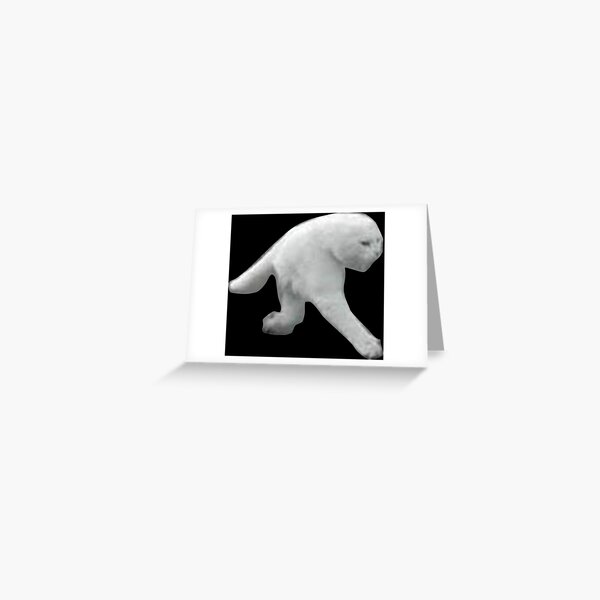 "Two legged cat meme" Greeting Card by los-memes | Redbubble