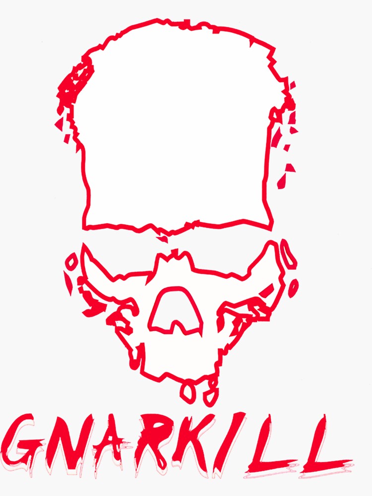 "Gnarkill " Sticker for Sale by MasCtrl | Redbubble