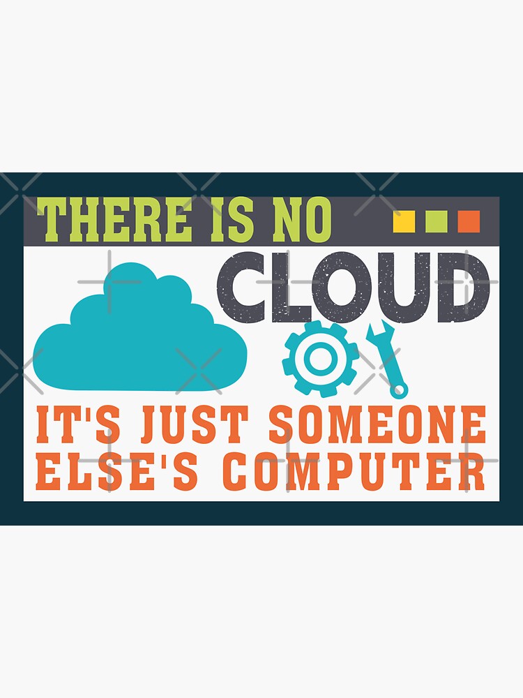 "Funny developer Quote Cloud Cool meme programmer" Sticker for Sale by ...