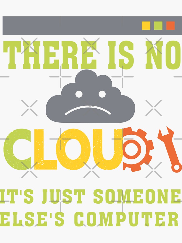 "Funny developer Quote Cloud Cool meme programming gifts " Sticker for ...