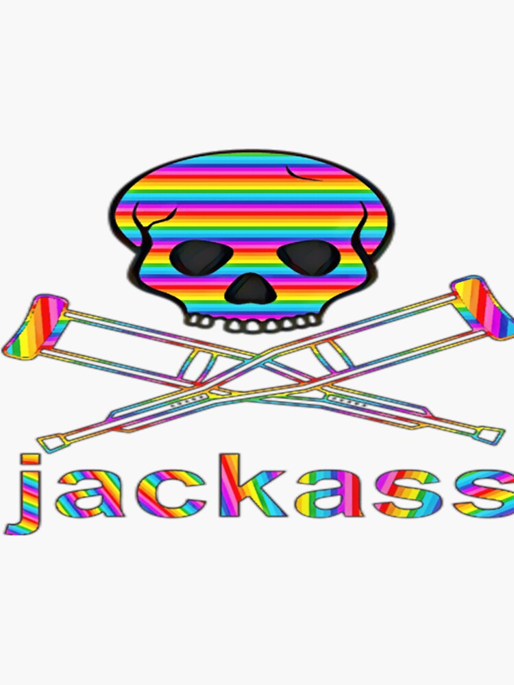 "Jackass " Sticker by MasCtrl | Redbubble