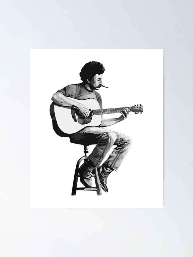"Jim Croce" Poster for Sale by MichelleAyer | Redbubble