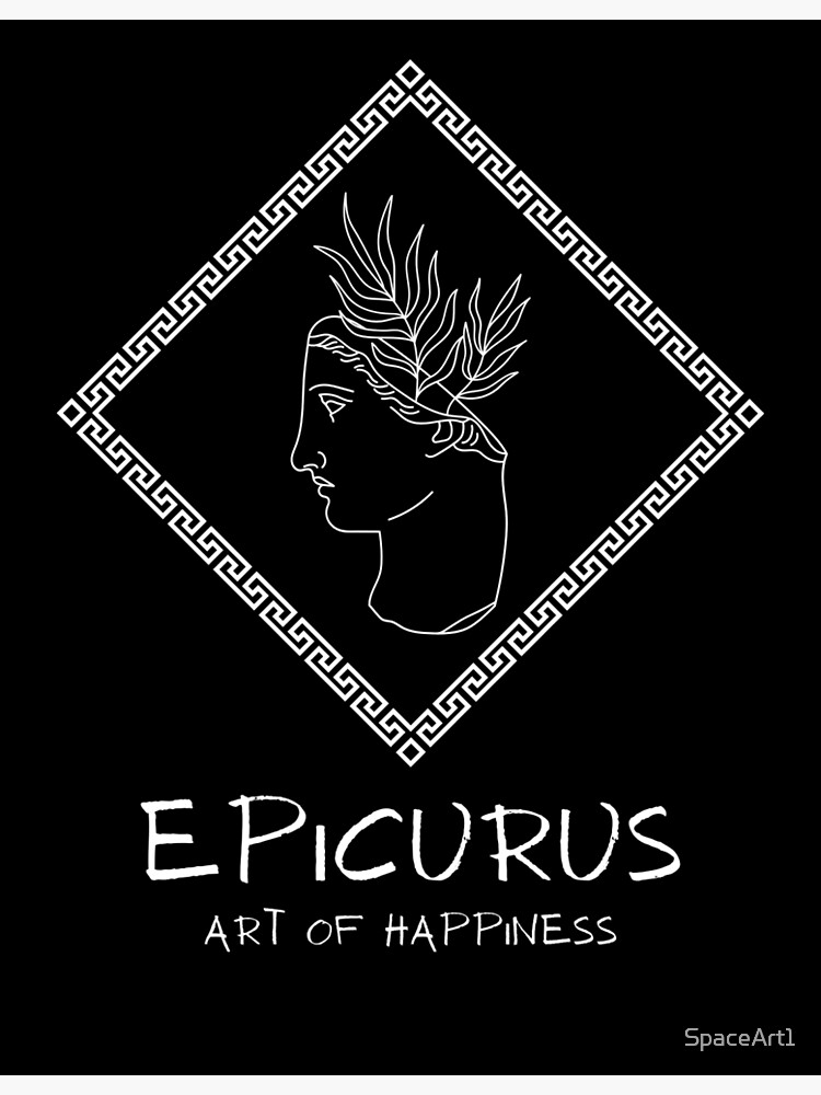 "Epicurus - Ancient Greek Philosopher" Poster for Sale by SpaceArt1 ...