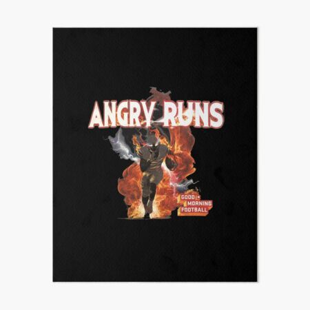 "Angry Runs Gmfb - Angry Runs Nfl Good Morning Football" Art Board ...