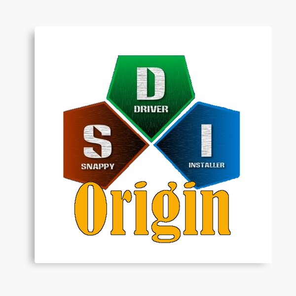 "Snappy Driver Installer Origin" Canvas Print for Sale by Glenn Delahoy ...