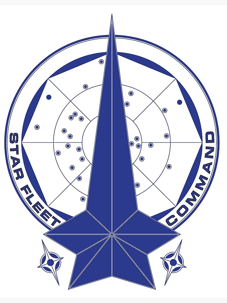 "Star Fleet Command Logo" Poster for Sale by AndrewBell3d | Redbubble