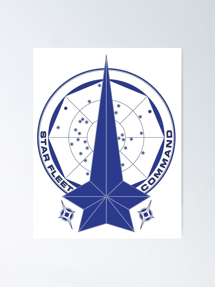 "Star Fleet Command Logo" Poster for Sale by AndrewBell3d | Redbubble