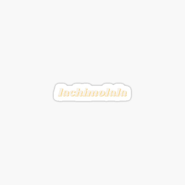 "lachimolala" Sticker for Sale by romell | Redbubble