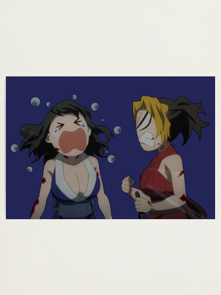 Lámina fotográfica «suma craying y makio enojado con ella, tengen uzui ...