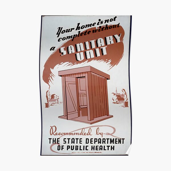 "Vintage Outhouse Poster" Poster for Sale by VPH-merch | Redbubble