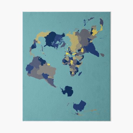 "World Map: Extended Transverse Mercator Projection, cividis Color ...