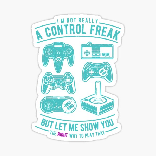 "Gamer Control" Sticker for Sale by d9ream9scape9 | Redbubble