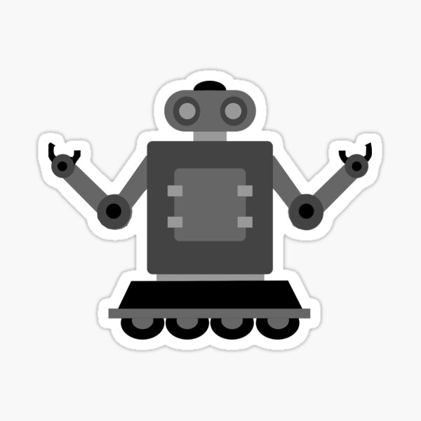 "Ron the Robotics Robot." Sticker for Sale by EndlessMaking | Redbubble