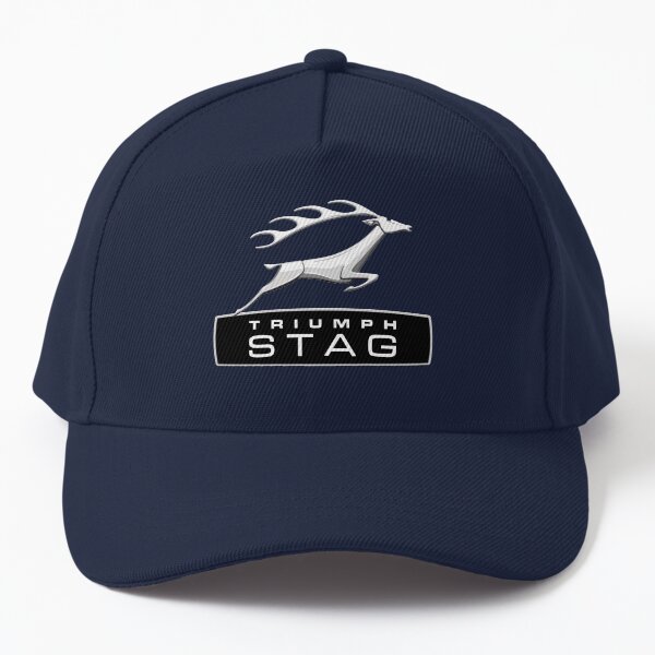 "Triumph Stag Logo with text" Cap for Sale by CellularSong | Redbubble