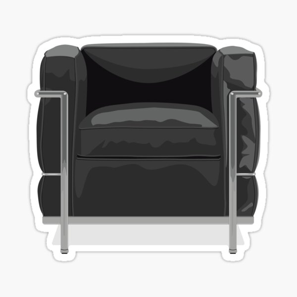 "LC2 Poltrona Armchair" Sticker for Sale by arimoutal | Redbubble