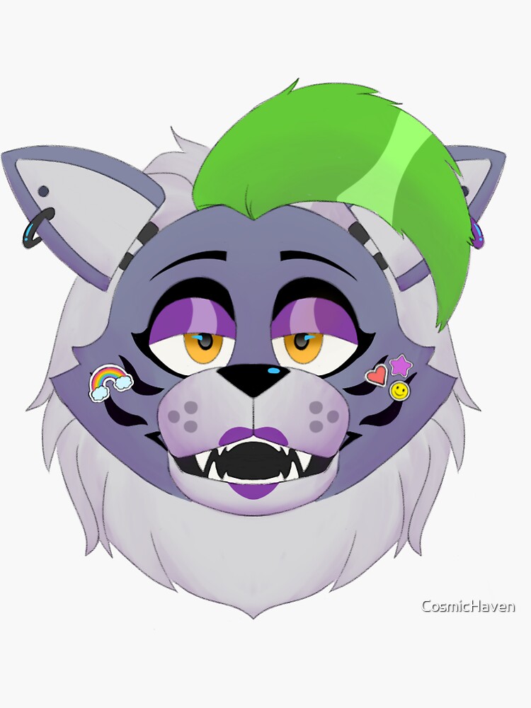 "Roxanne Wolf" Sticker for Sale by CosmicHaven | Redbubble
