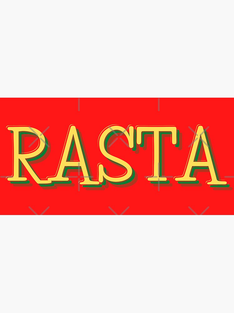 "RASTA" Sticker by HillTopView | Redbubble