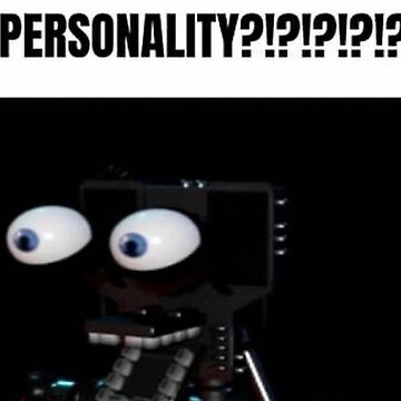 "fnaf endoskeleton PERSONALITY?!?!?!?!? meme" Art Print for Sale by ...