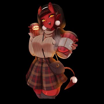 "Meru The Succubus Flowers " Sticker for Sale by jamai27 | Redbubble