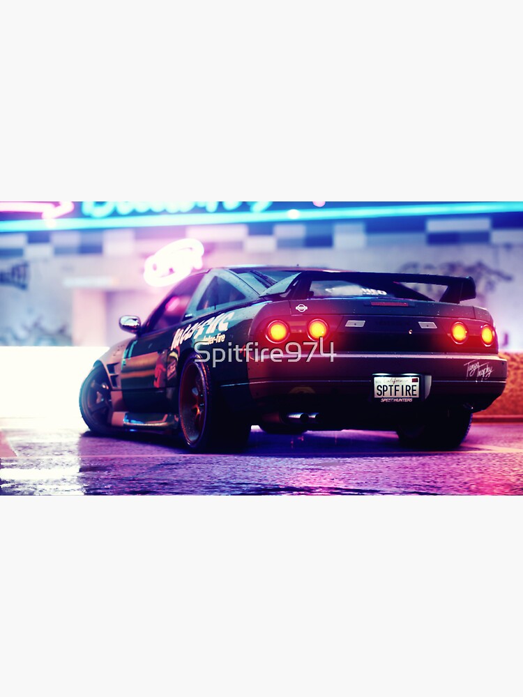 "Nissan 180SX " Sticker by Spitfire974 | Redbubble
