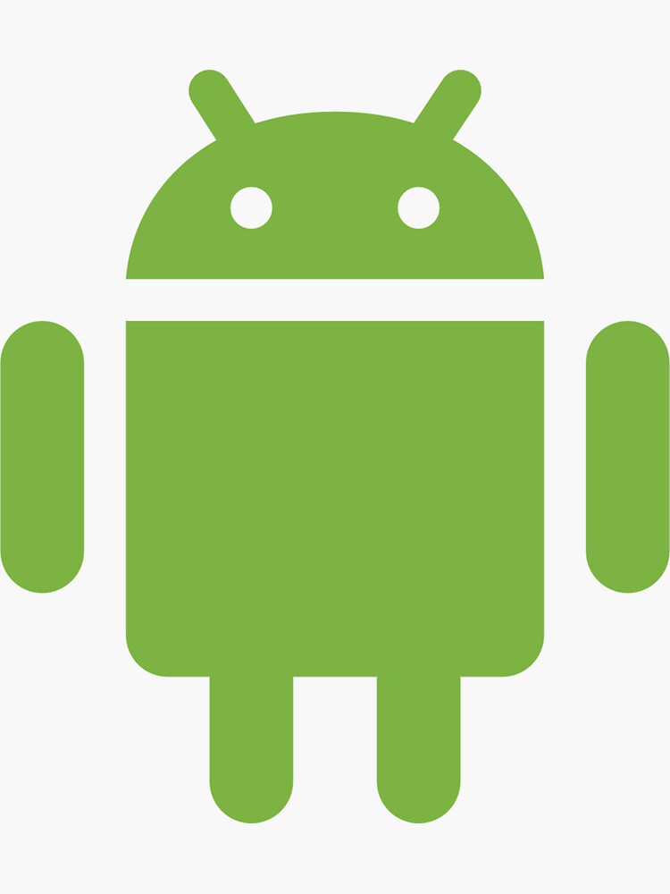 "Android Logo" Sticker for Sale by Weeev | Redbubble