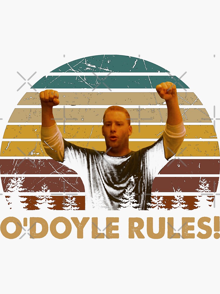 "Art character O'doyle rules poster" Sticker for Sale by LeoCastro1860 ...