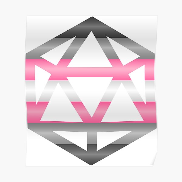 "Demigirl Pride Flag D20" Poster for Sale by NovotnyDesigns | Redbubble