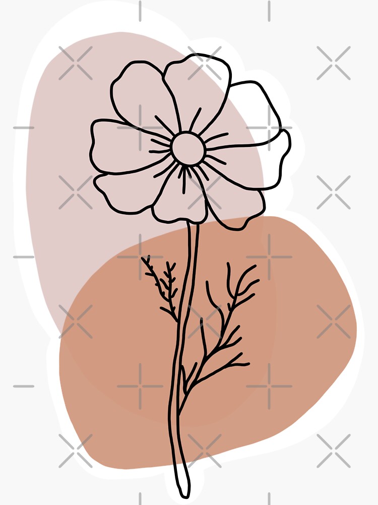 "October Birth Flower" Sticker by midtwentymagic | Redbubble