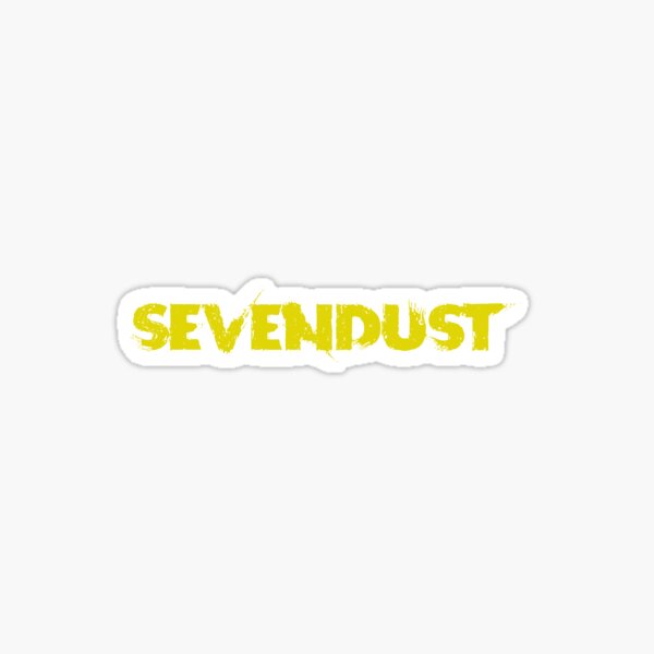 "Vintage Love Rock Band Sevendust Music Digital Logo" Sticker by ...