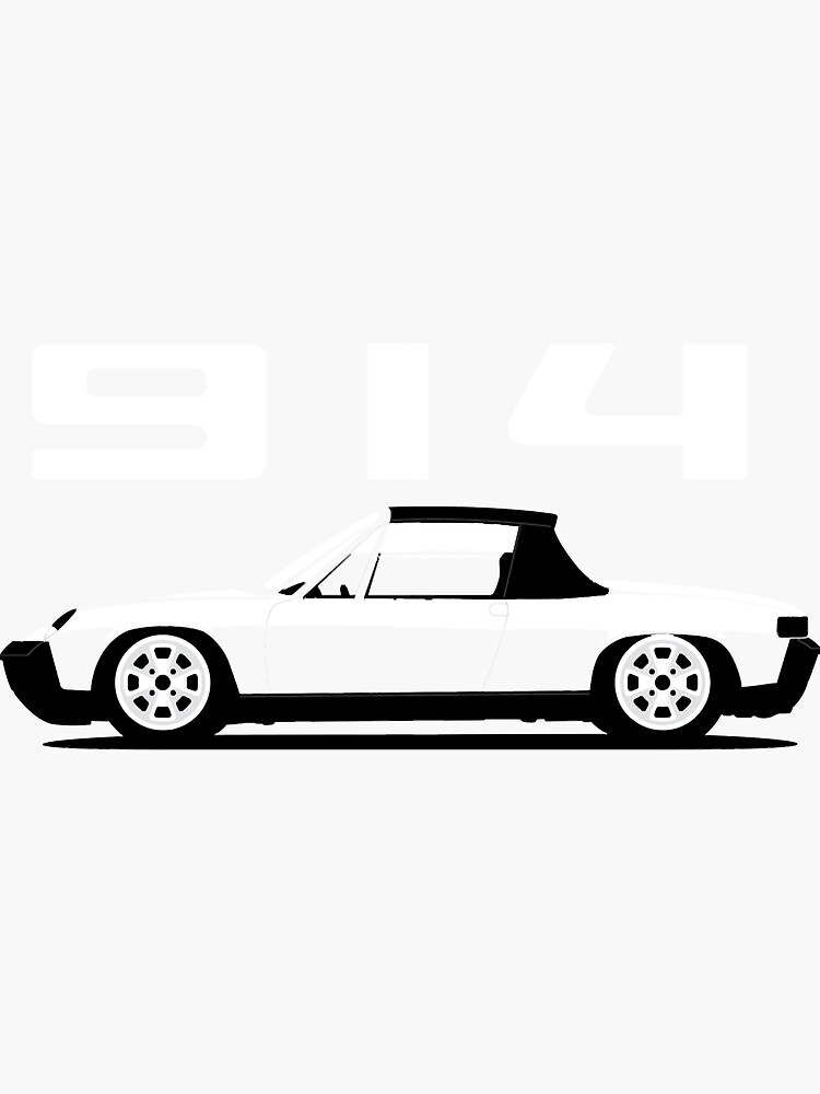 "Porsche 914 side Essential" Sticker for Sale by DonnaBro12 | Redbubble