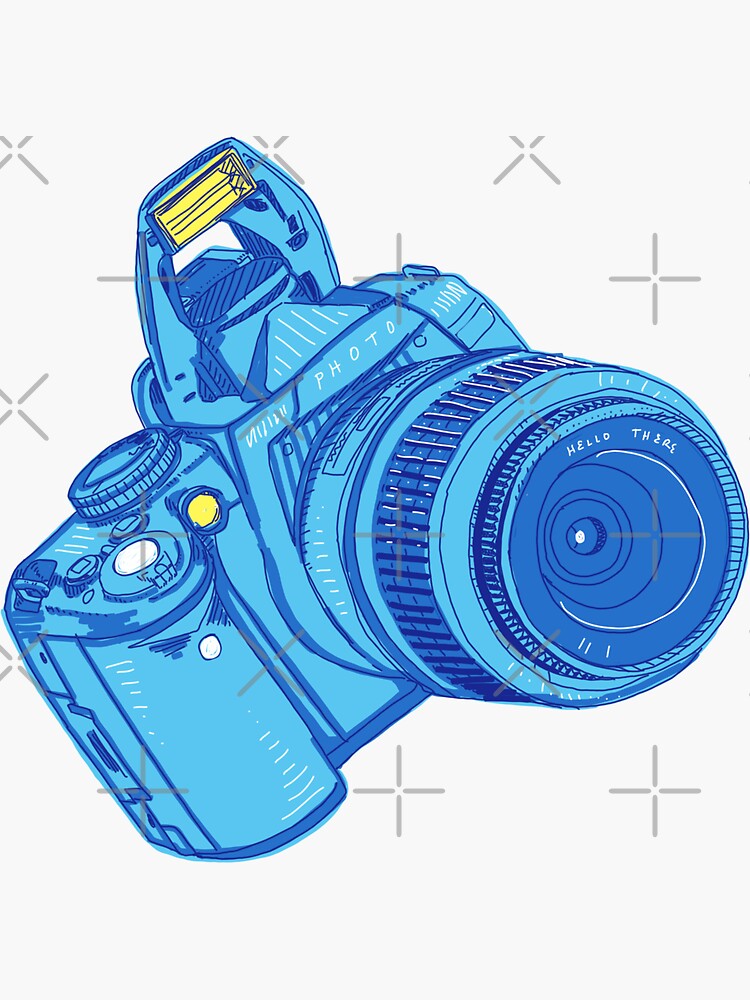 "dslr / color" Sticker for Sale by aquariumjazz | Redbubble