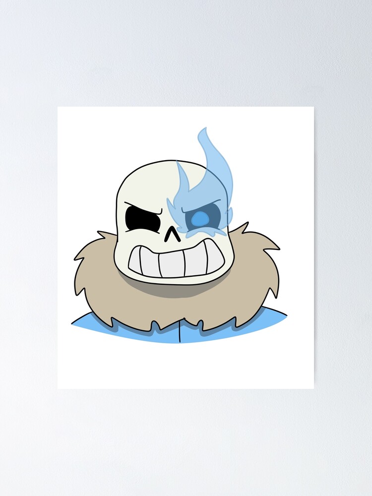"Simple Sans Undertale Sticker" Poster for Sale by Bubbybear1111 ...