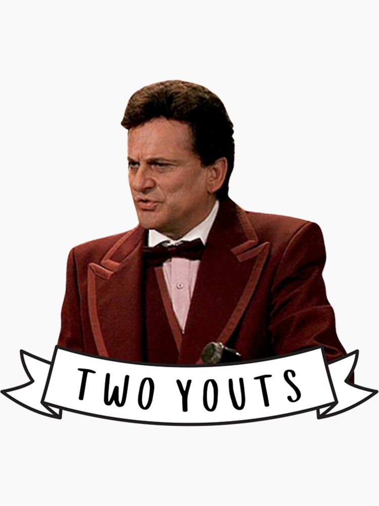 "Two Youts " Sticker for Sale by Jonathan3com | Redbubble