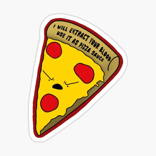 Curvy Girl Decal Pizza Princess Sticker Cute Pizza Lover Illustration ...