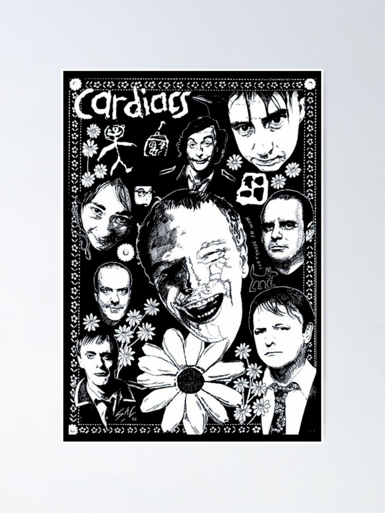 "CARDIACS - BAND" Poster by enfysnanney | Redbubble