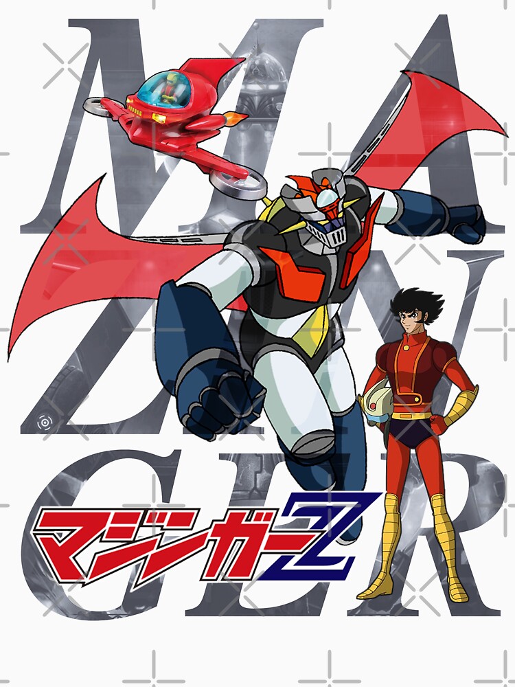 "MAZINGER Z Robot+Pilot+Pilder" T-shirt for Sale by buntetku ...