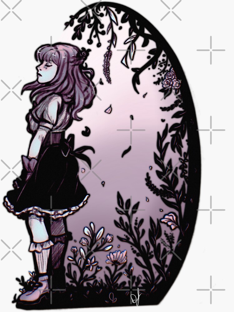"Garden Witch" Sticker for Sale by deadly-spade | Redbubble