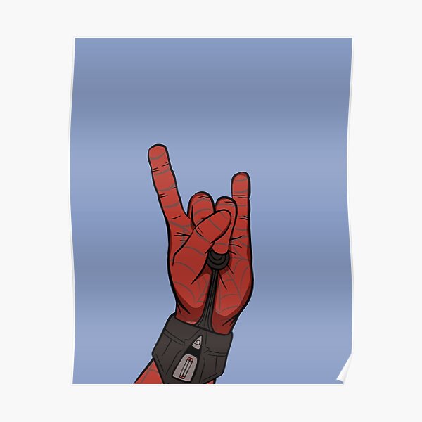 "Spidey Web Slinger" Poster for Sale by issanator | Redbubble
