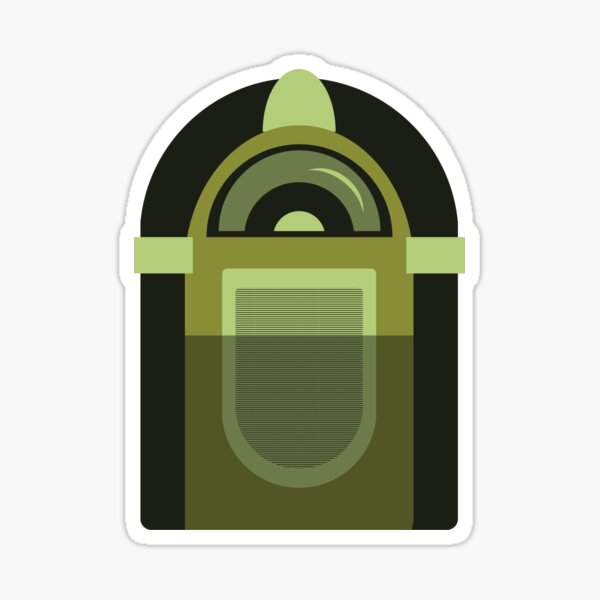 "Retro Jukebox" Sticker for Sale by ReverieGraphic | Redbubble