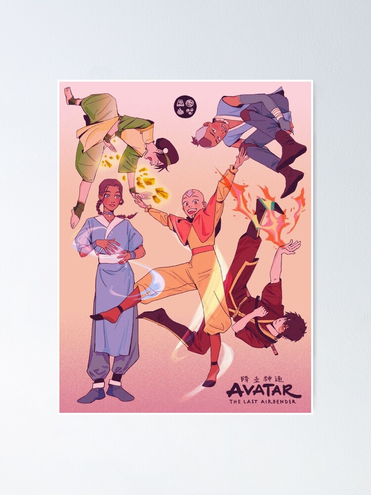 Póster «avatar aang, zuko, katara, sokka, iroh» de dorenewae | Redbubble Póster «avatar aang, zuko, katara, sokka, iroh» de dorenewae | Redbubble
