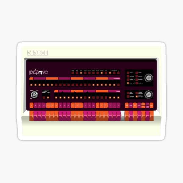 "Digital PDP 11/70 Computer Console" Sticker for Sale by travelwitheric ...